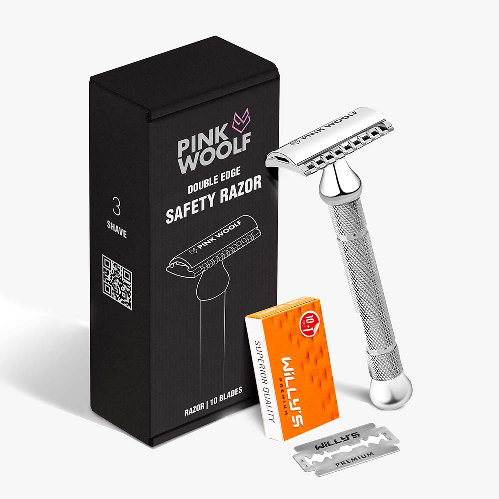 Close and Smooth Shave: Open Comb Safety Razor - CHROME – PinkWoolf
